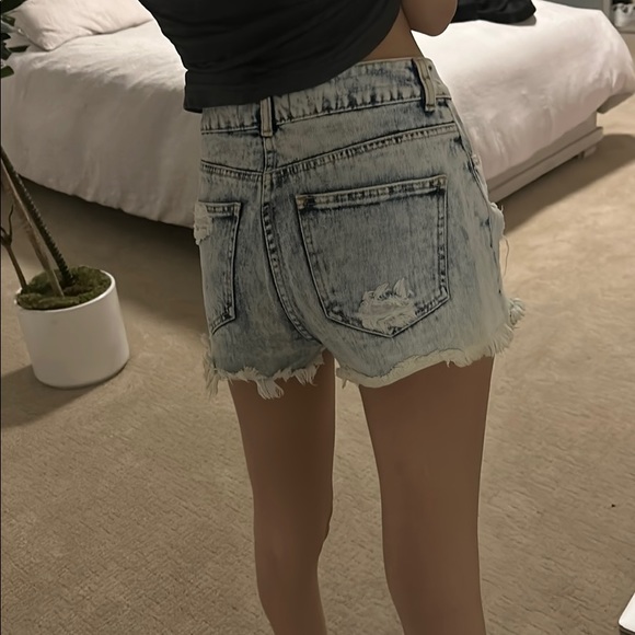 Shorts | Denim Shorts With Rips | Poshmark